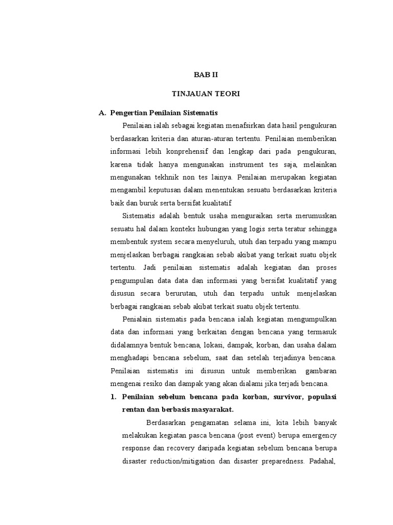 Penilaian Sistematis Sebelum Saat Dan Setelah | PDF