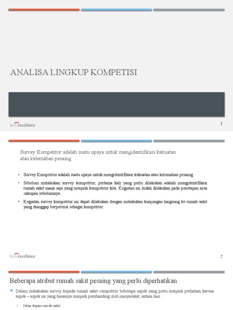 Contoh Analisa Kompetitor | PDF