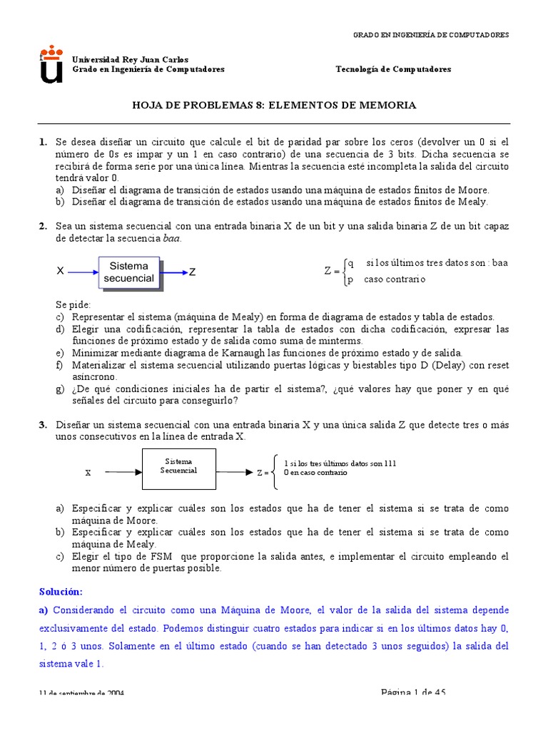 Tema08 Ejercicios Sol | Descargar gratis PDF | Informática | Ingeniería Informática