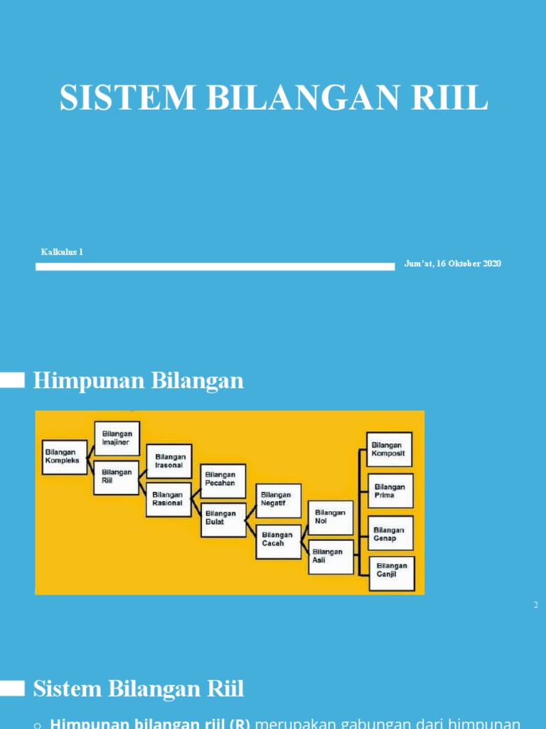 Sistem Bilangan Rill | PDF