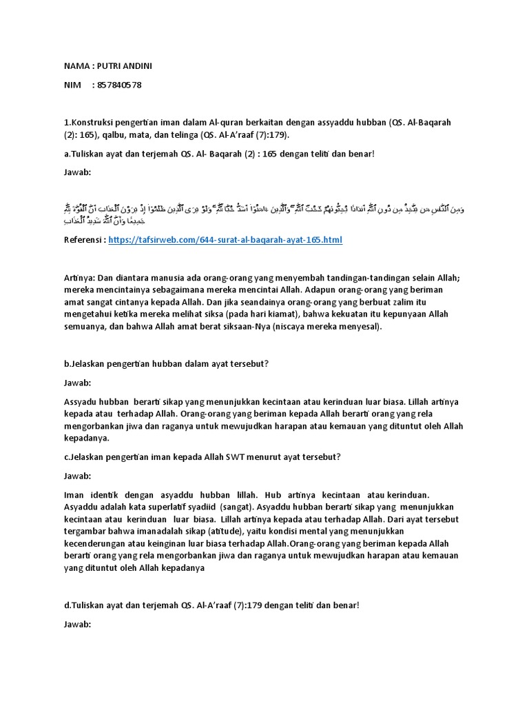 Tugas 1 Agama Ut | PDF