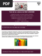 Manual Del Test de Colores de Luscher | PDF | Color | Azul