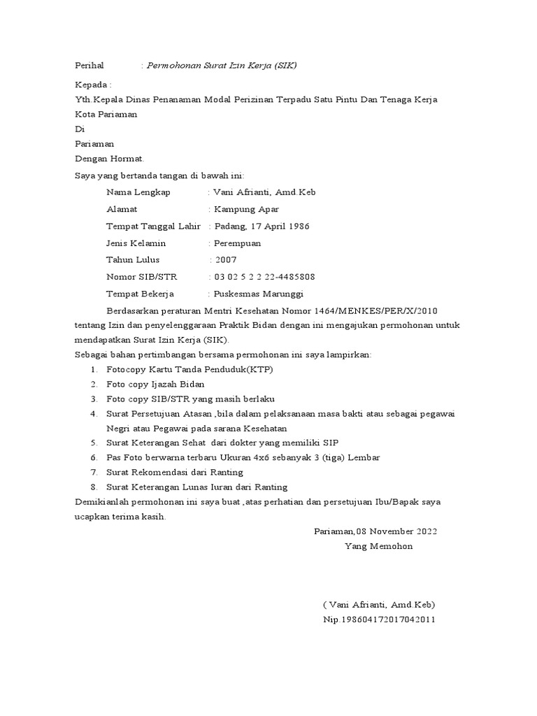 Surat Rekomendasi IBI Ranting III | PDF