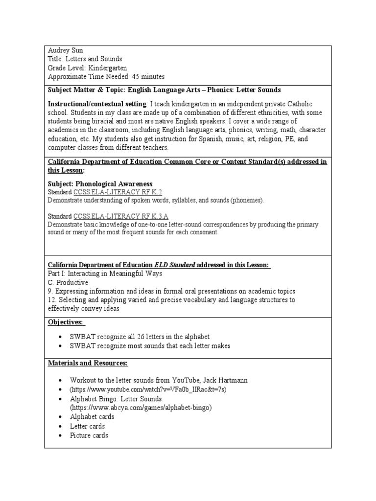 Pop Cycle Lesson Plan Semester 3 | PDF