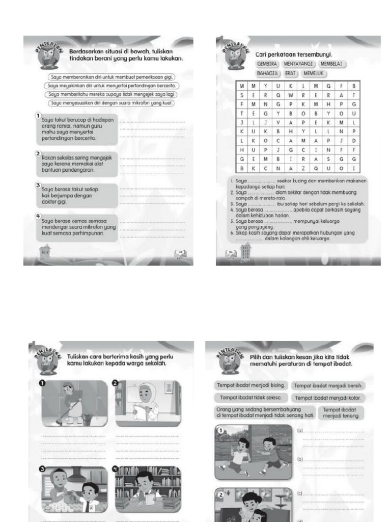Lembaran Kerja Moral THN 5 | PDF