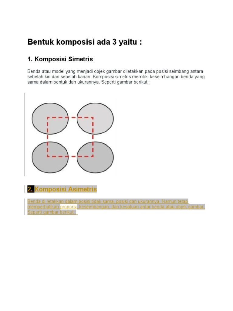 Jenis-Jenis Komposisi Gambar | PDF