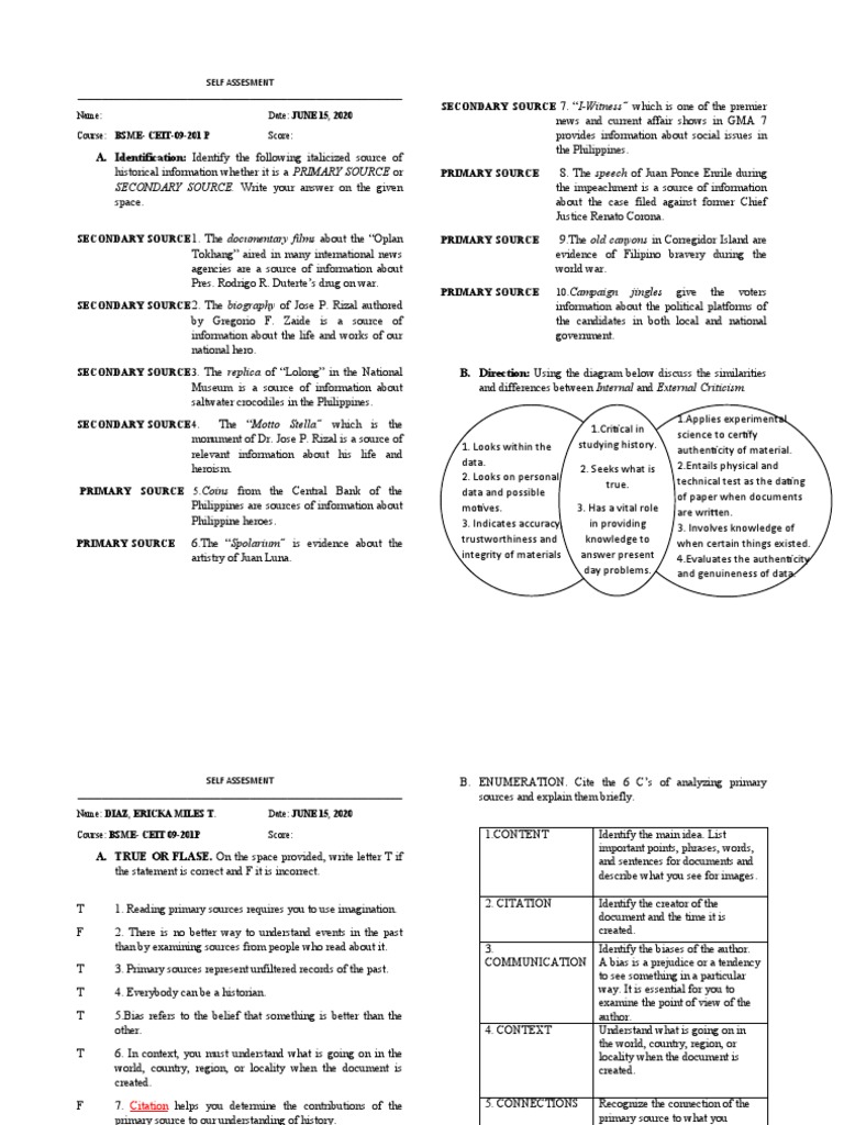 Reading in PH His. Chap. 1-2 | PDF | Primary Sources