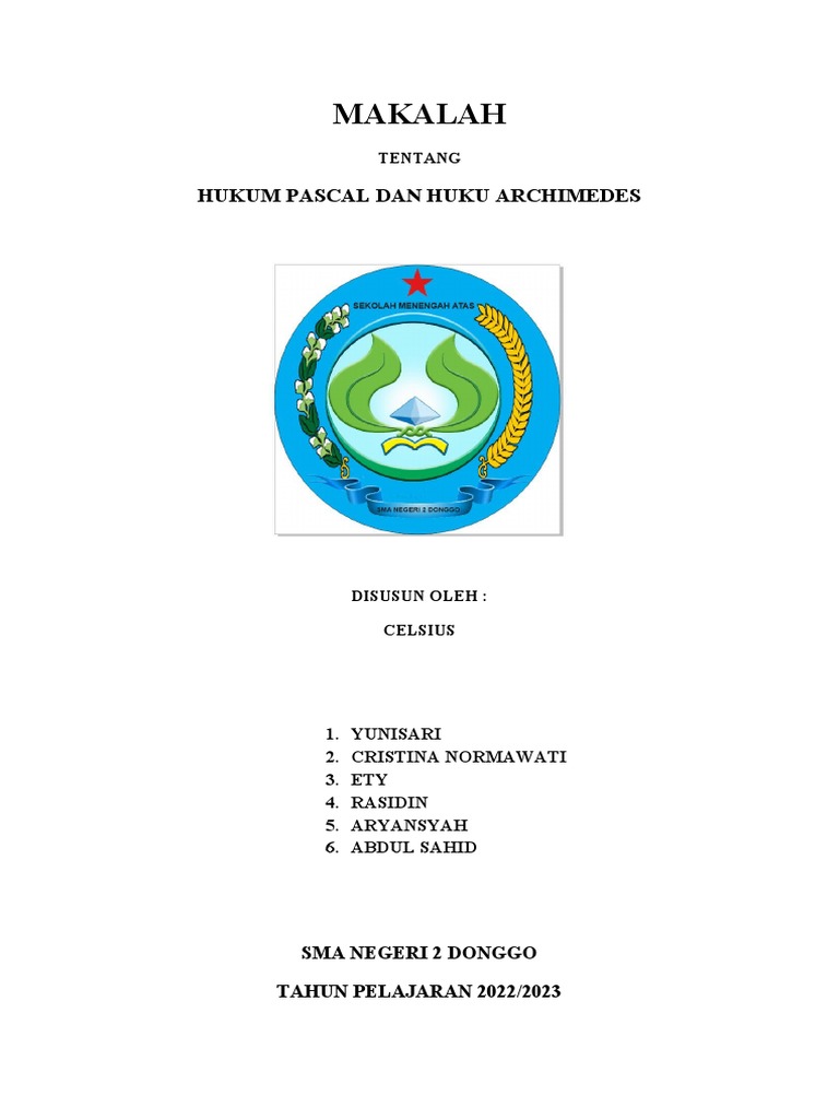 Hukum Archimedes & Pascal | PDF