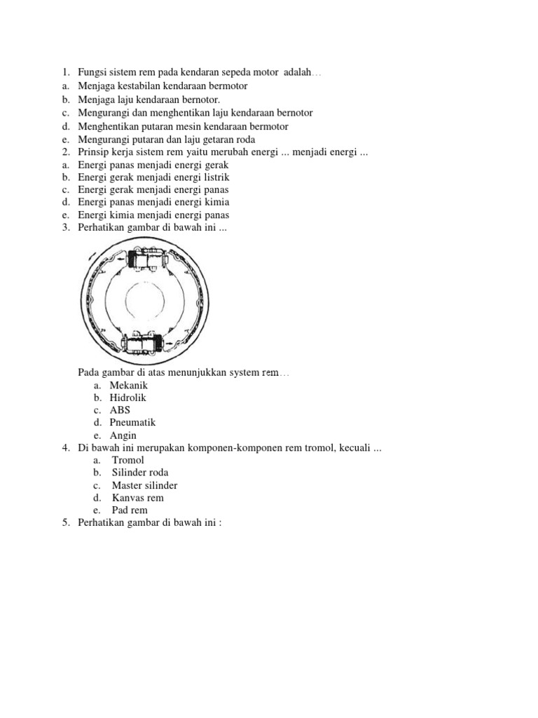 Latihan Soal Sasis | PDF
