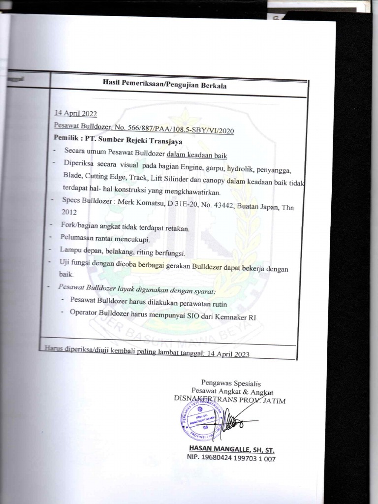 Perpanjangan Silo B06 | PDF