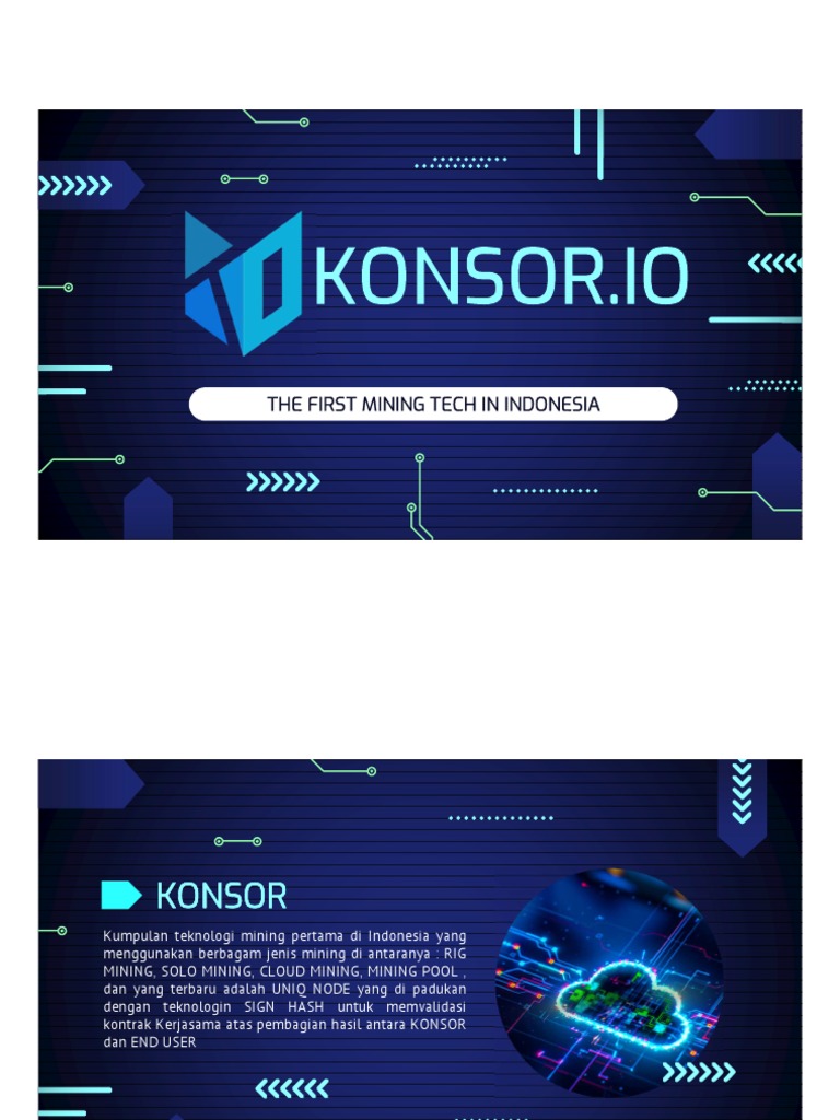 Keuntungan dan Teknologi KONSOR Mining | PDF