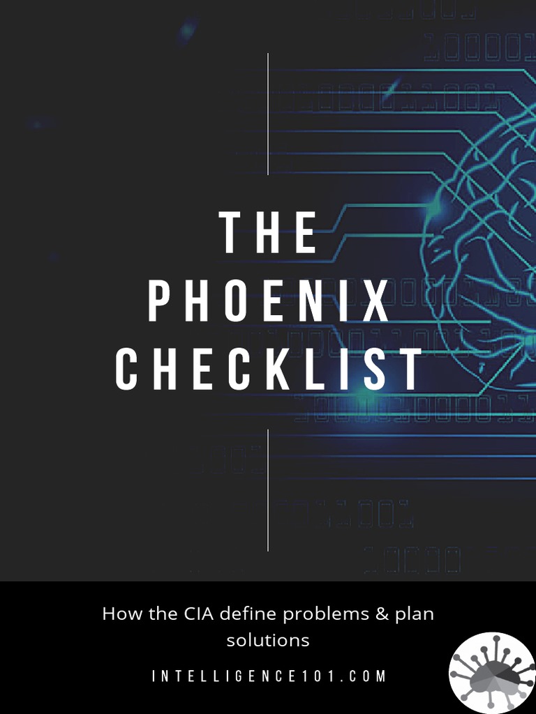 CIA Phoenix Checklist Overview | PDF