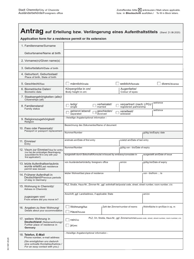 Aufenthaltstitel | PDF
