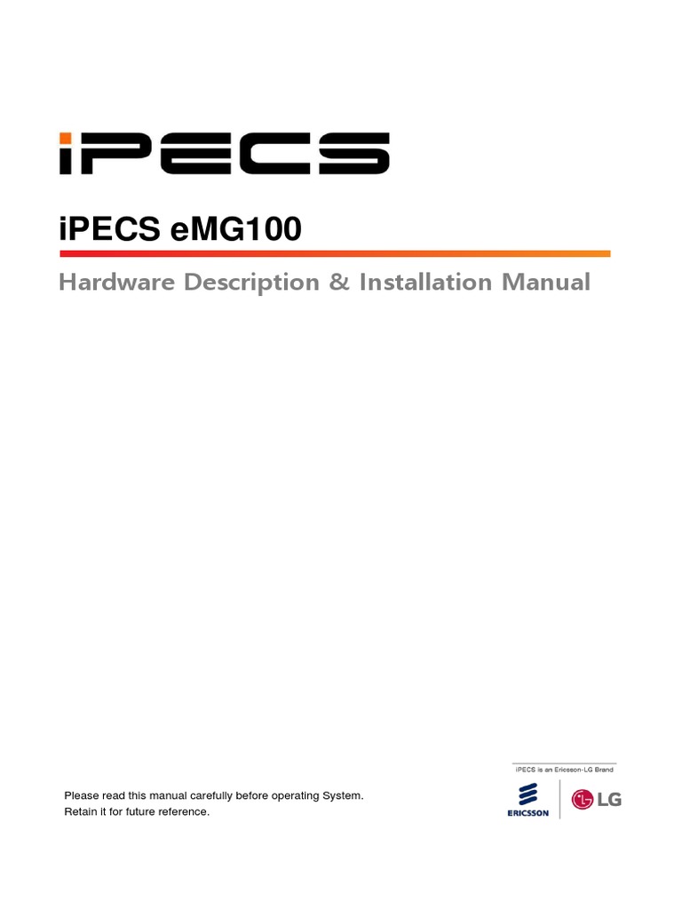 iPECS eMG100 DI Manual - 1.4 - sw6.0 - 1641777297981 | PDF | Electrical ...