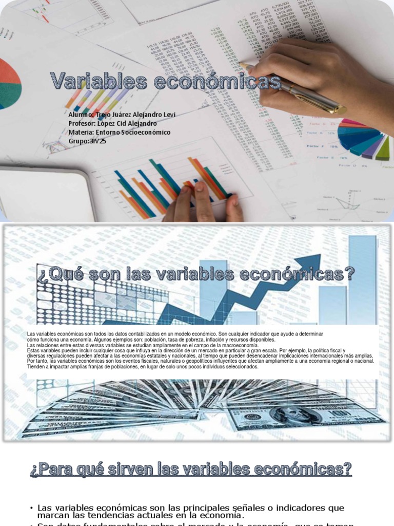 Variables Economicas | PDF | Producto Interno Bruto | Ciencias económicas