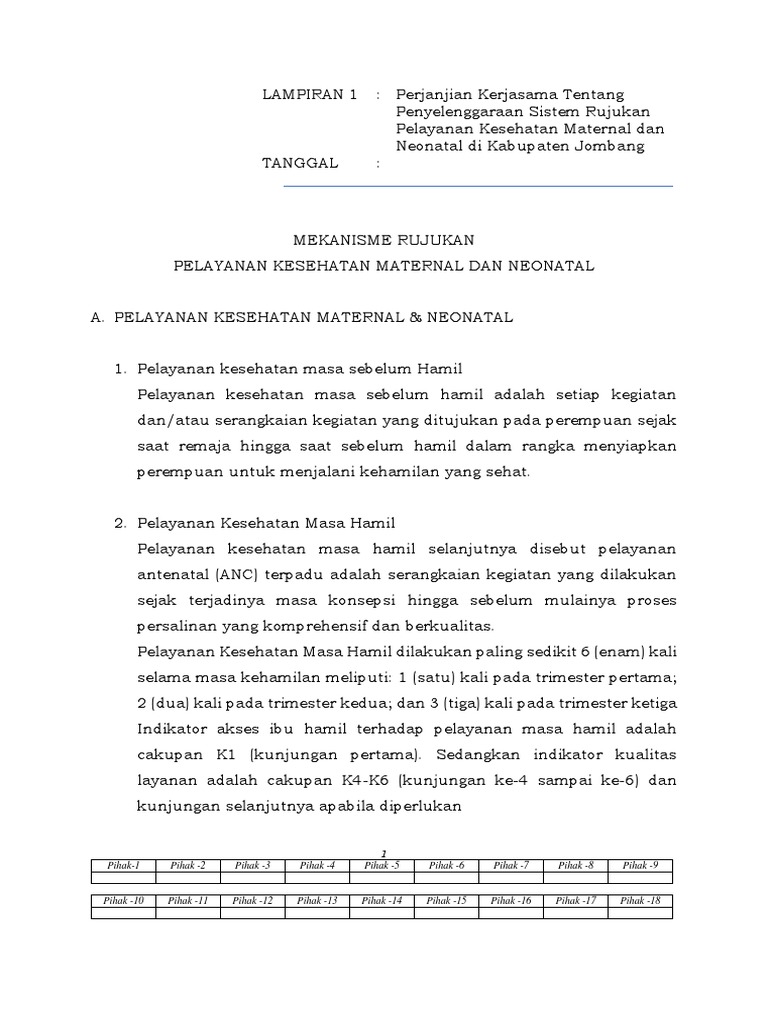 FINAL - Lampiran-1 - Mekanisme Rujukan | PDF