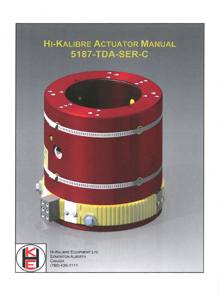 Actuator Manual | PDF