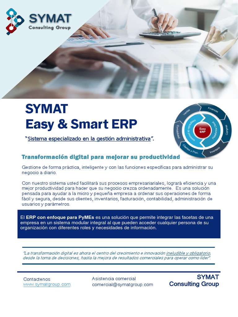 SYMAT ERP Funcional | PDF | Planificación de recursos empresariales ...