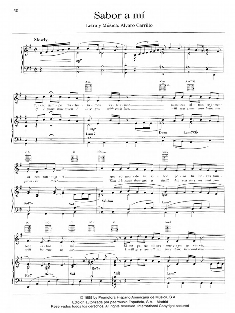 Luis Miguel - Sabor A Mi | PDF