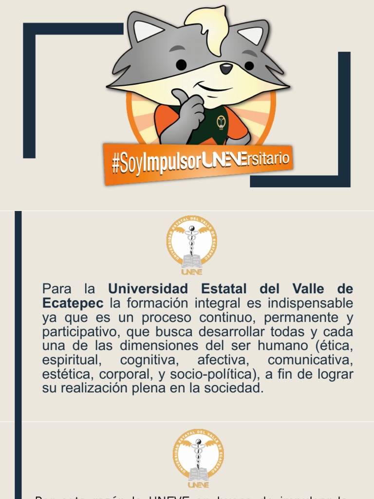 Formación Integral en UNEVE | PDF