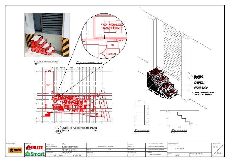 PLDT Sflu Stair Design | PDF | Buildings And Structures | Queensland ...
