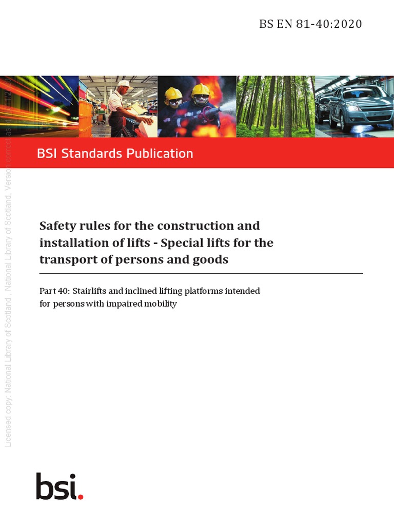 BS en 81.40.2020 | PDF