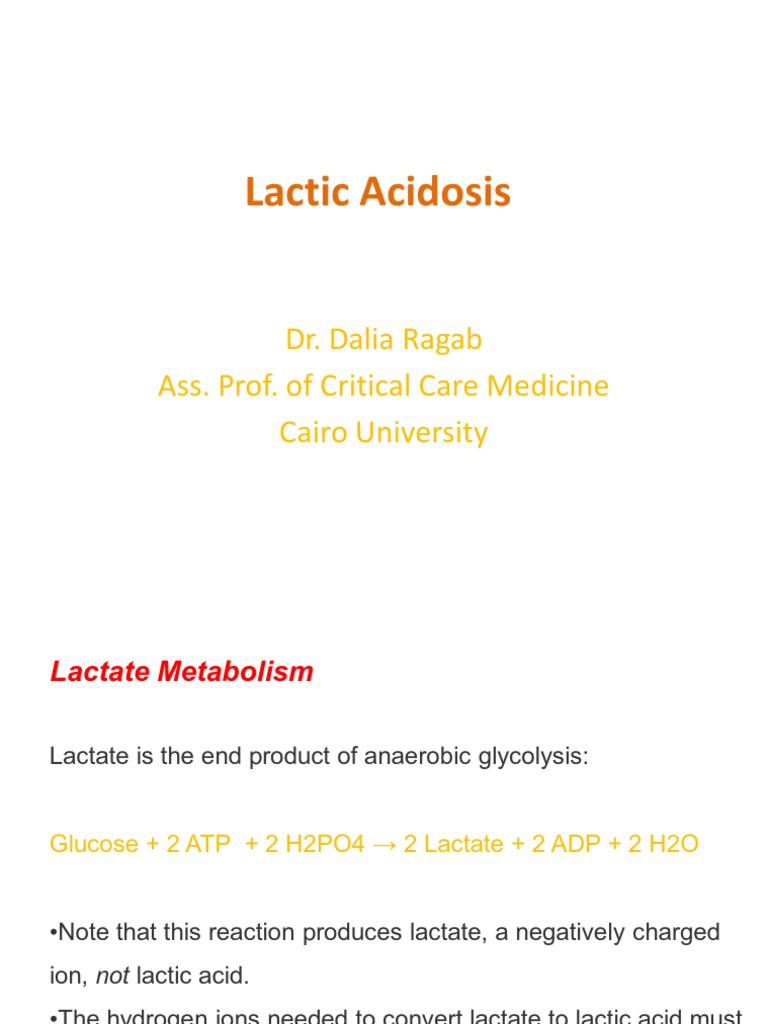 Lactic Acidosis Shock Treatment at Sandra Mathers blog