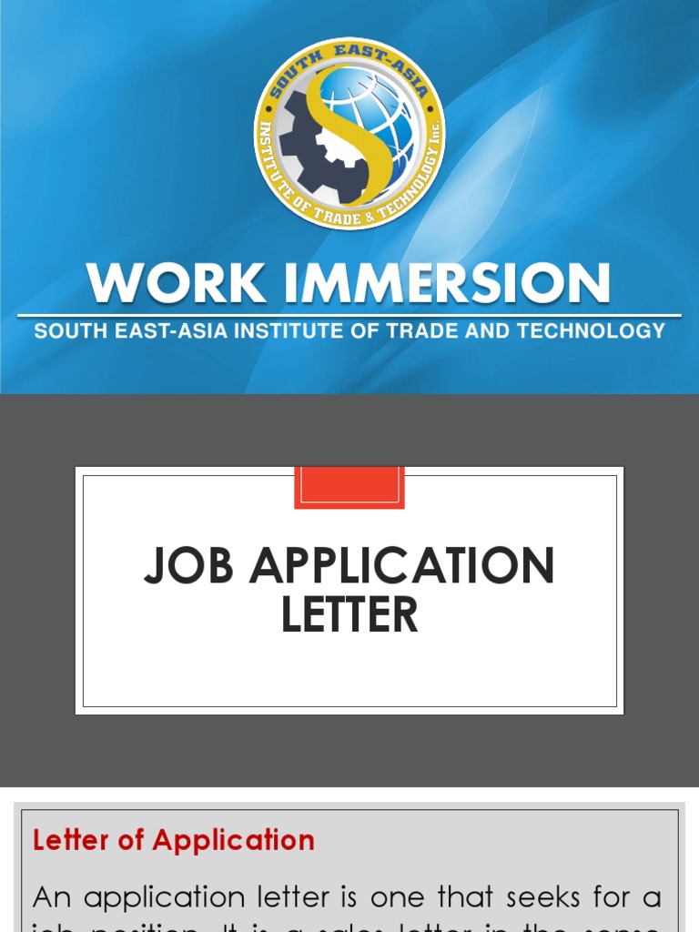 Module 11 - Letter of Application | PDF | Résumé | Communication