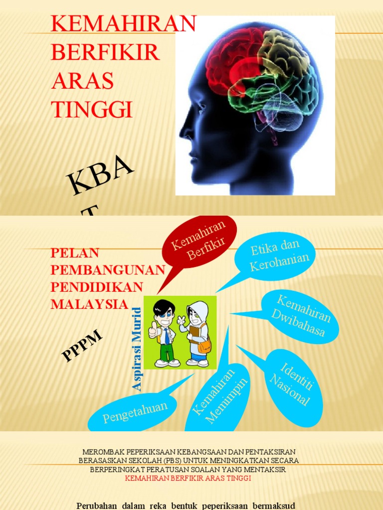 2 Kemahiran Berfikir Aras Tinggi Kbat | PDF