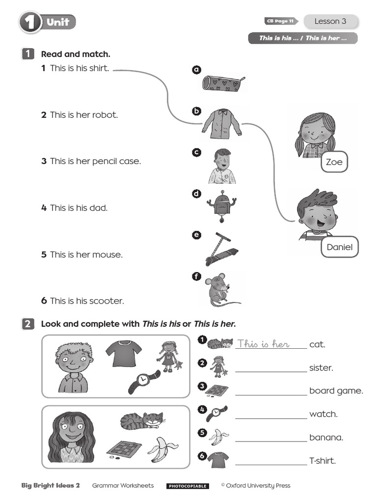 Big Bright Ideas L2 Grammar WS | PDF Big Bright Ideas L2 Grammar WS | PDF