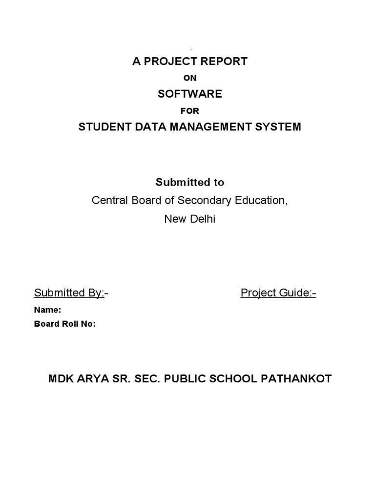 Student Data Management 1 2 | PDF | Software | Computer Hardware