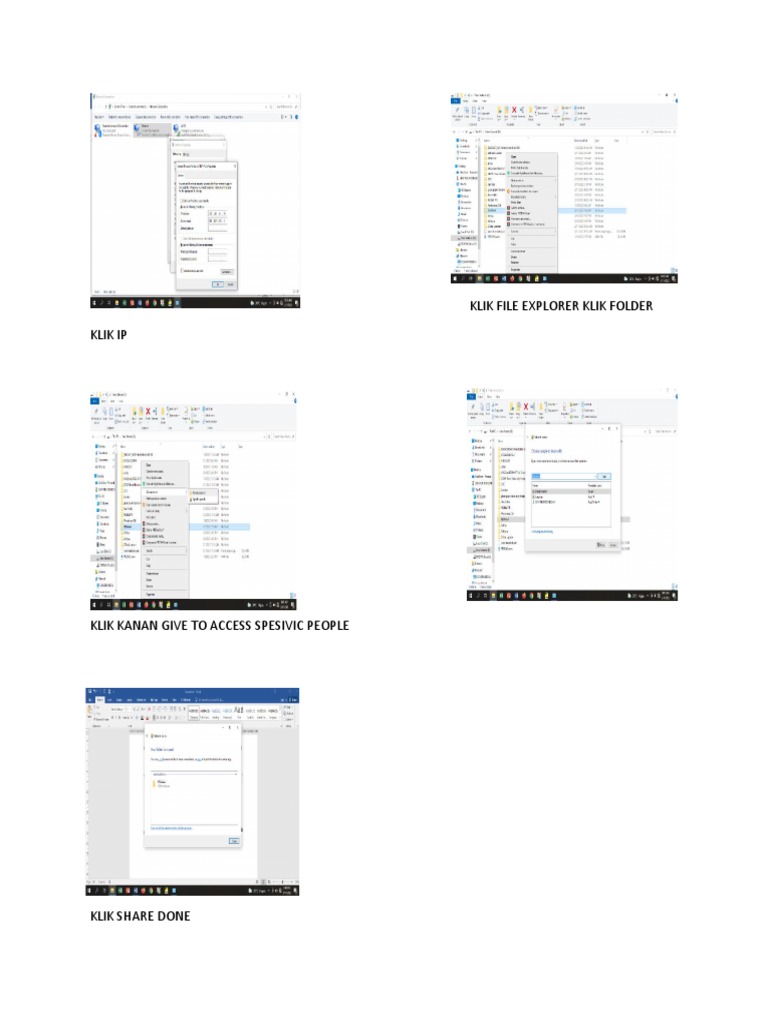 Klik File Explorer Klik Folder | PDF