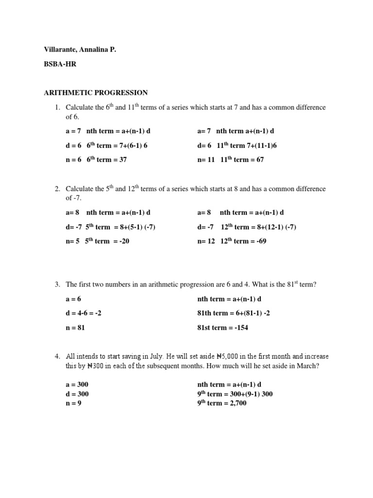 Activity # 4 in Math Q | PDF