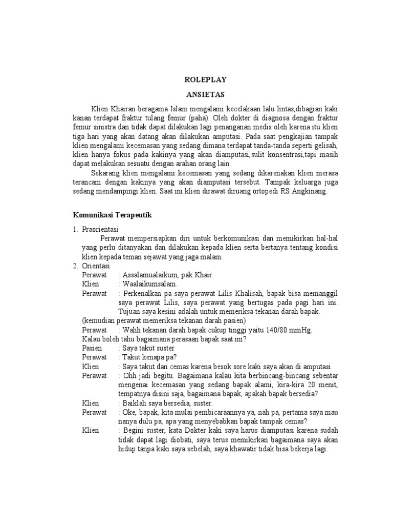 Naskah ROLEPLAY | PDF