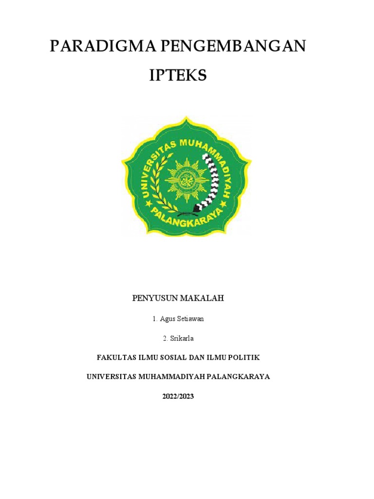 MAKALAH - KMD - 3 - PARADIGMA - PENGEMBANGAN - IPTEKS Kelompok | PDF MAKALAH - KMD - 3 - PARADIGMA - PENGEMBANGAN - IPTEKS Kelompok | PDF