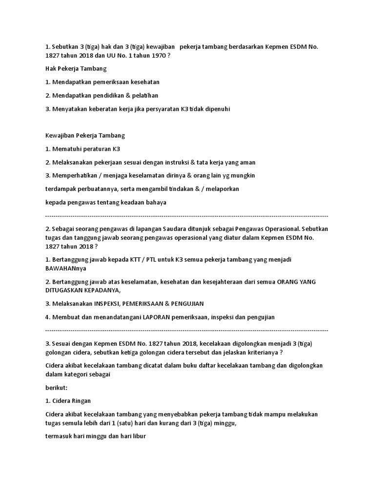 Ujian Tertulis Pop Prosyd | PDF