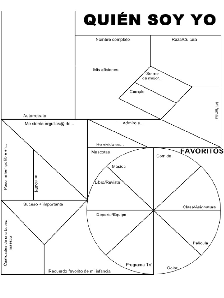 Ficha QUIEN SOY YO | PDF
