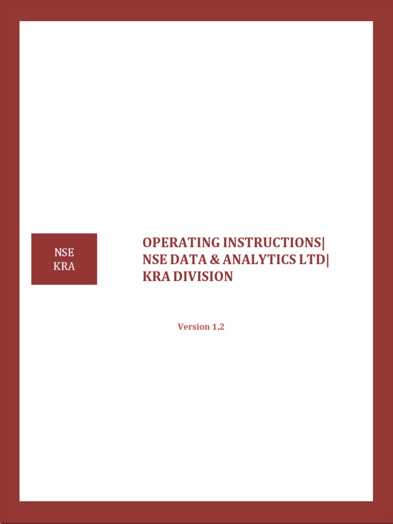 Operating Instructions 1.2 | PDF Operating Instructions 1.2 | PDF