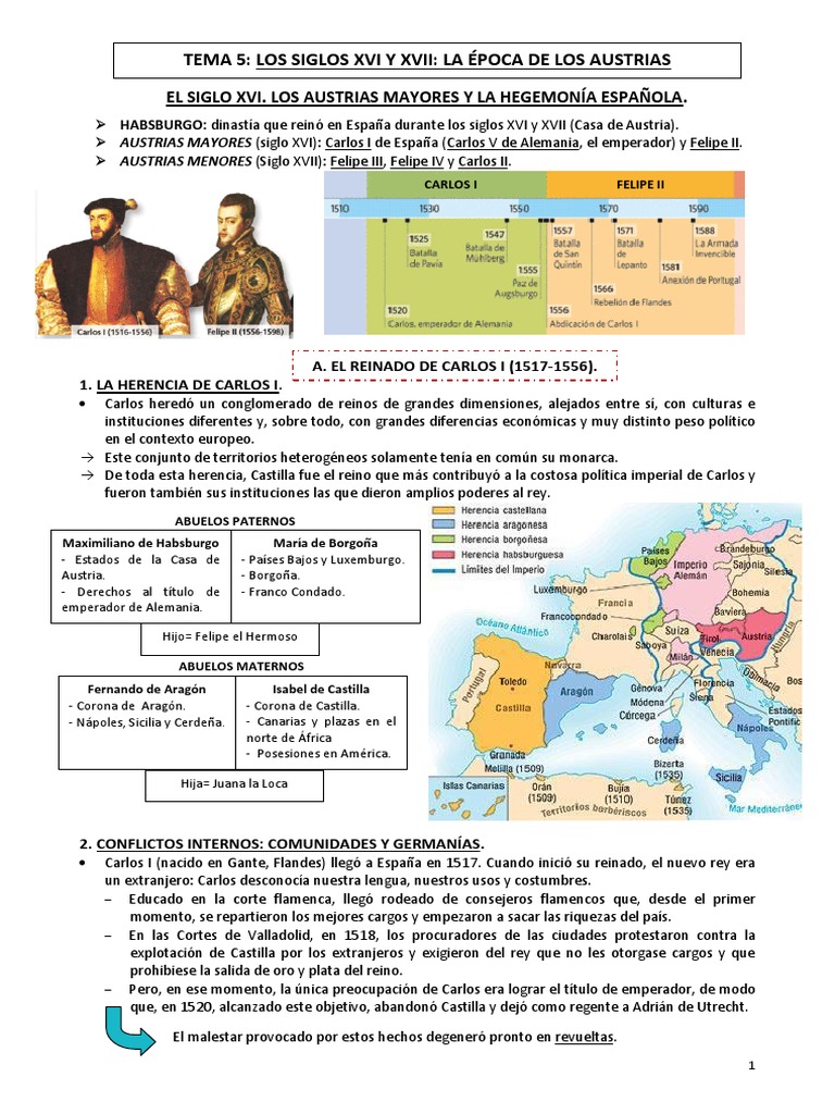 Los Austrias | PDF | Imperio español | Casa de los Habsburgo