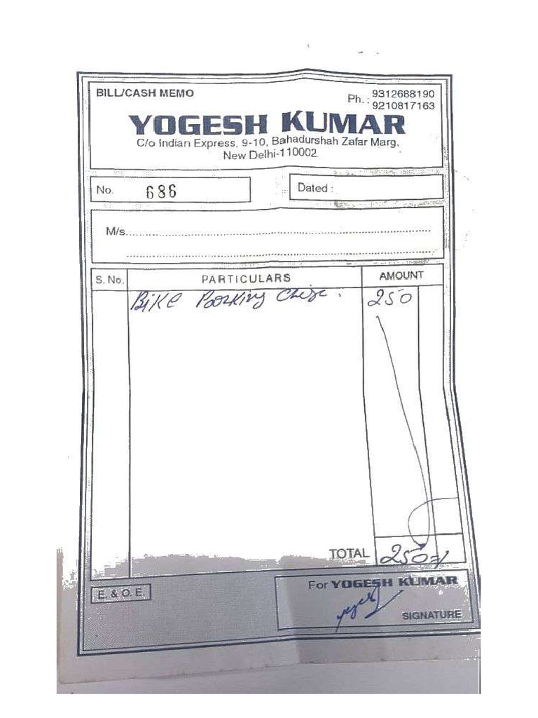 parking slip | PDF
