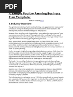 Poultry Farming Project Proposal | PDF | Poultry Farming | Poultry