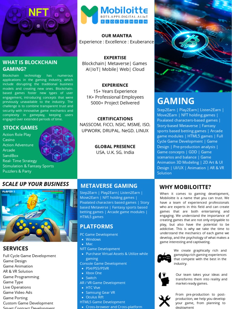NFT Gaming Platform | PDF | Virtual Reality | Unity (Game Engine)