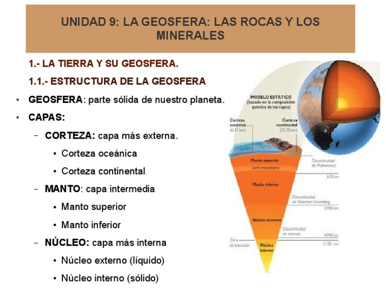 Estructura de La Geosfera | PDF