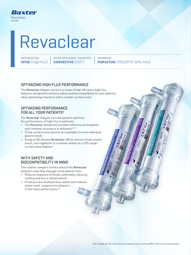 Baxter Revaclear - Datasheet - 2020 - A4 - GBU-RC38-200001 - Low - 0 ...