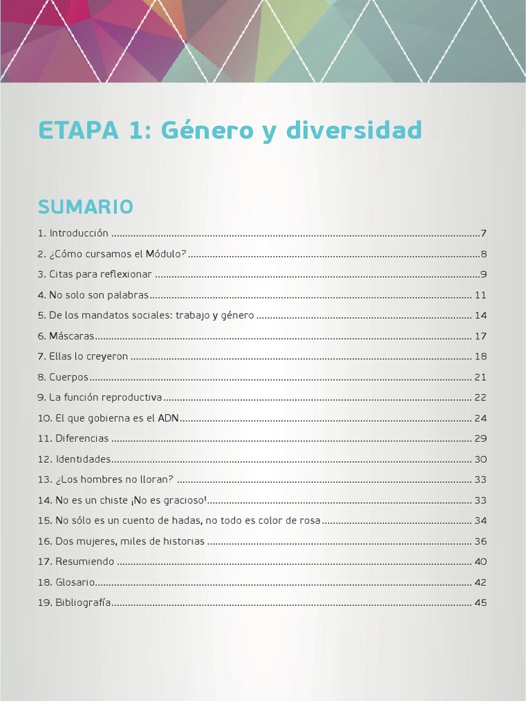 Género y Diversidad | PDF | La sexualidad humana | Mujer