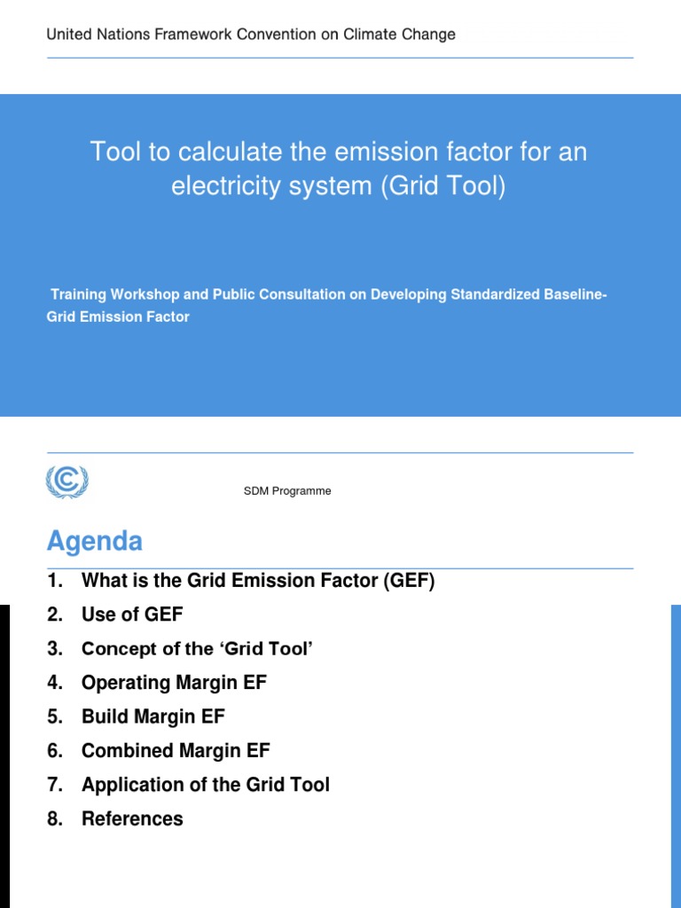 Gef Workshop Grid Tool 2610 | PDF | Electrical Grid | Emission Intensity