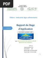 Rapport de Stage (Cosumar) - Fabrication Mécanique | PDF | Inventaire | Sucre