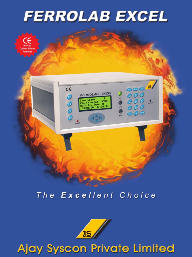 Ferrolab Excel | PDF | Thermal Analysis | Thermocouple