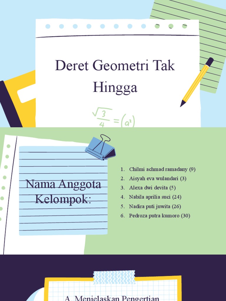 Deret Geometri Tak Hingga | PDF