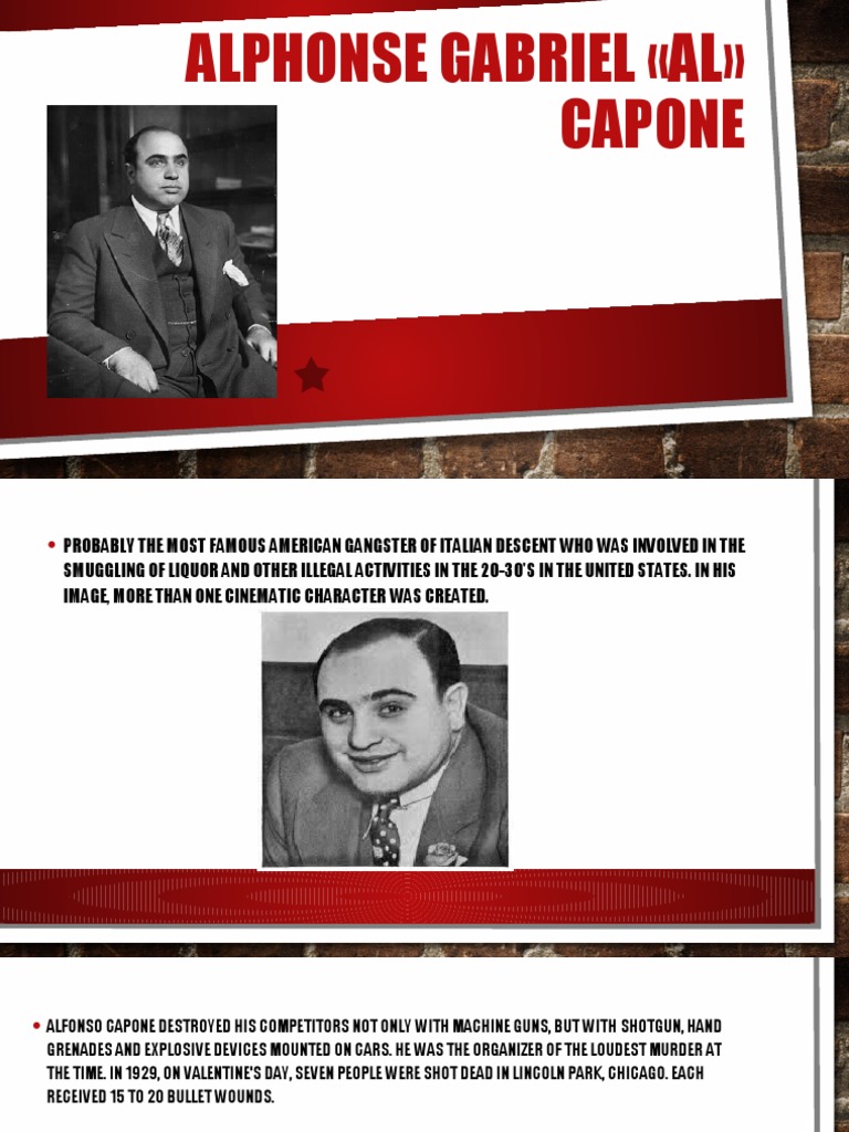 Al Capone: Infamous American Gangster | PDF